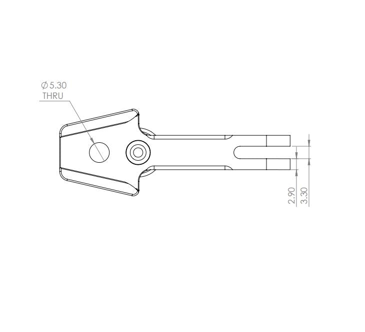 3 Prong Action Camera mount to Exposure Cleat – Exposure Lights